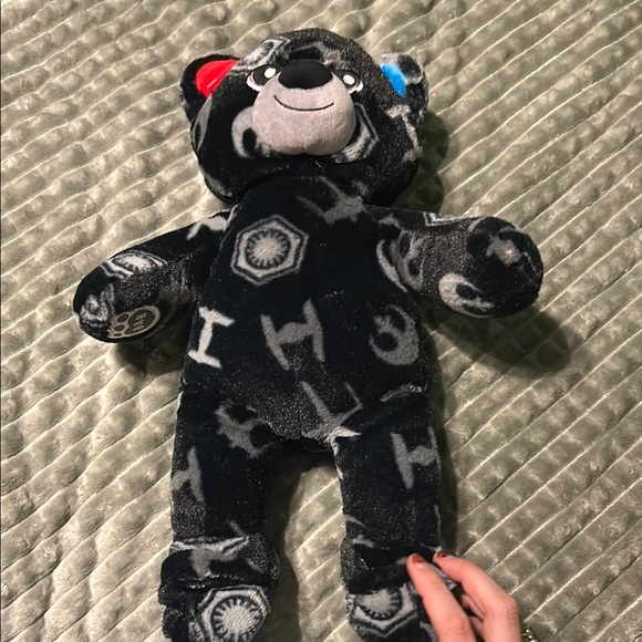 Star Wars | Toys | Plush Bear Toy Black And Gray Build A Bear Star Wars ...